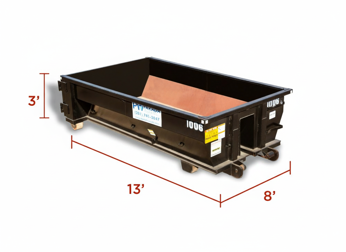 10 Yard Roll-Off Dumpster Rental in Houston | Same-Day Available ...